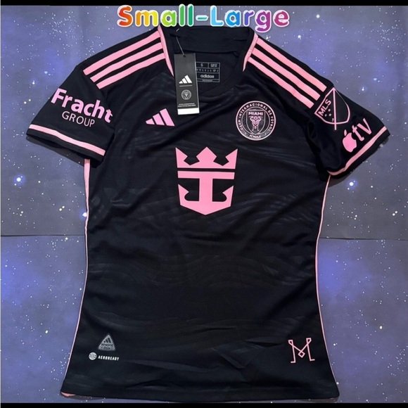 adidas | Shirts | New Suarez Inter Miami Cf Black 224 La Noche Jersey ...